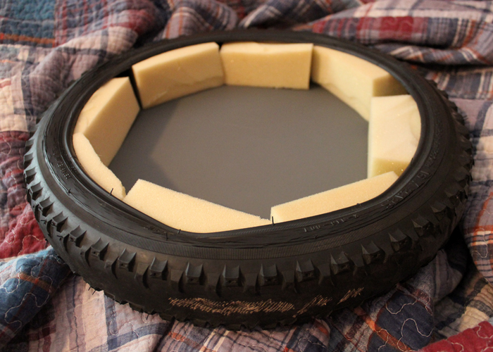 How to make a mirror out of a tire! - Curtains are Open